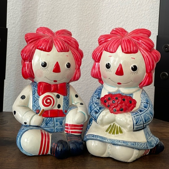 Fitz and Floyd | Art | Vintage 972 Fitz Floyd Raggedy Ann And Andy ...